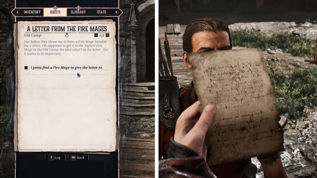 Gothic 1 Remake - Give the Letter to Torrez or Milten - TheGamesWatch